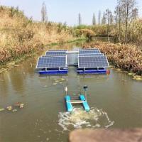 China Solar Powered Flow-Push Aerator with IoT and AI Technology for Corrosion Resistant Water Aeration for sale