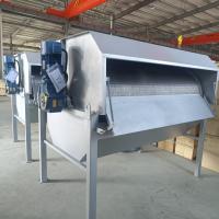China Continuous Externally-Fed Rotary Micro Filter with 0.25mm Particle Capture and Stainless Steel Construction for Wastewater Pretreatment for sale