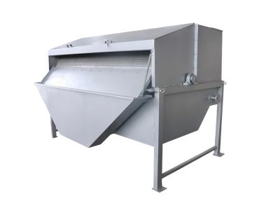 China Continuous Externally-Fed Rotary Micro Filter with 0.25mm Particle Capture and Stainless Steel Construction for Wastewater Pretreatment for sale