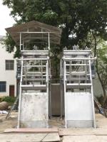 China Cable-operated mechanical bar screen with forced closing force, corrosion resistant design, and overload protection for heavy debris interception for sale