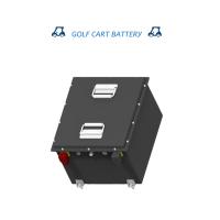 China Iron Enclosure 48v Golf Cart Lithium Battery 105Ah Yamaha Ezgo 150A BMS for sale