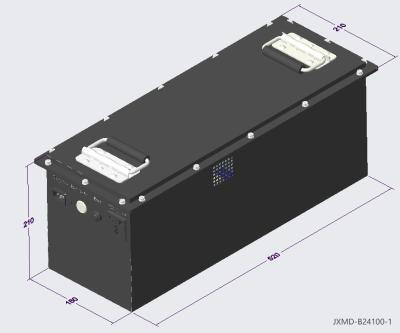 China 100AH 24 Volt Lorry Battery Fast Charging Lithium Truck Battery Lifepo4 Stable Voltage for sale