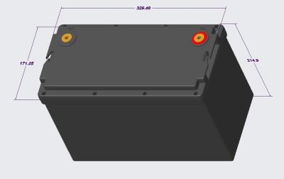 China 100AH Lifepo4 12 Volt Lithium Marine Battery Lightweight Deep Cycle Quick Charging for sale