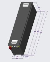 China High Efficiency 48V 230Ah Li Ion Golf Cart Battery Space Saving Design for sale