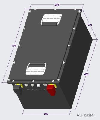 China High-Capacity 24V 230Ah Battery for Sweepers Reliable Power Output for sale