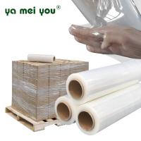 China Industrial Grade PE Stretch Film Pallet Wrap Roll For Furniture And Packaging for sale