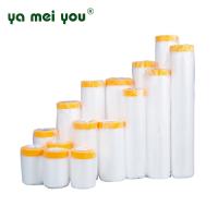 China Transparent PE Static Cling Masking Film , Paint Protection Film For Doors Windows for sale