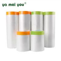 China Transparent PE Static Cling Masking Film , Paint Protection Film For Doors Windows for sale