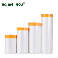 China PE Washi Tape Masking Film Residue Free Surface Protection Film for Painting Coating for sale