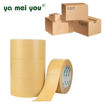 China Strong Adhesive Kraft Paper Tape For Carton Sealing , Easy Tear Kraft Shipping Tape for sale