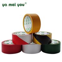 China PVC Material Factory Floor Tape Colored Safety Marking Tape Single Sided High Visibility for sale