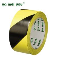 China OEM Hazard Warning PVC Floor Line Marking Tape Wear Resistant Industrial Grade for sale
