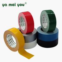 China Single Sided Cloth Backed Duct Tape Hot Melt Industrial Use Stage Floor Tape for sale