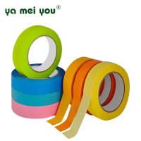 China No Residue Colored Masking Tape For Art Students Painting Edge Protection for sale