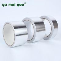 China Fire Resistant Aluminium Adhesive Foil Tape Heatproof Waterproof Oil Proof For HVAC for sale