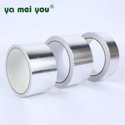China Fire Resistant Aluminium Adhesive Foil Tape Heatproof Waterproof Oil Proof For HVAC for sale