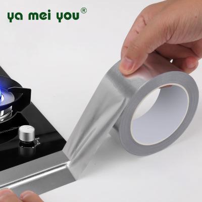 China High Temp Aluminium Foil Tape Custom Size Aluminium Heat Tape Single Sided for sale