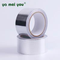 China High Strength Tear Proof Aluminum Foil Tape Heavy Duty Adhesion For Pipe Duct for sale