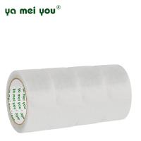 China Acrylic Adhesive Transparent Tape Crystal Clear Packing Tape High Tack For Box Sealing for sale