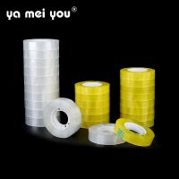 China Clear Mini BOPP Stationery Tape Single Sided Florist Bouquet Tape High Viscosity for sale