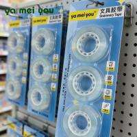 China Ultra Transparent BOPP Stationery Tape Blister Pack For Document Sealing for sale