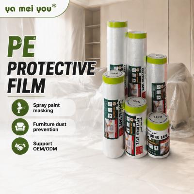 China 90cm Paint Protection Film Transparent Washi Tape Dust-proof Covering Film for sale