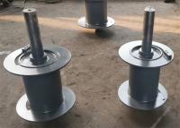 China Q355B Material Wire Rope/Cable Winch Drum For Hoist Crane With Shaft for sale