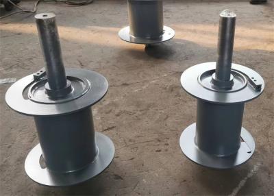 China Q355B Material Wire Rope/Cable Winch Drum For Hoist Crane With Shaft for sale