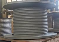 China Tower Crane Winch Drum With Lebus Grooved For Spooling Wire Rope for sale