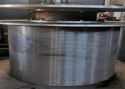 China Carbon Steel Winch / Hoist Grooved Cable Drum For Tower Crane for sale