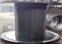 China Non Standard Customization Tower Crane Lifting Rope Winch Drum With Lebus Grooves for sale