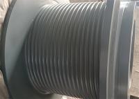 China Heavy Duty 35t Capacity Crane Winch Drum With Lebus Rope Grooves for sale