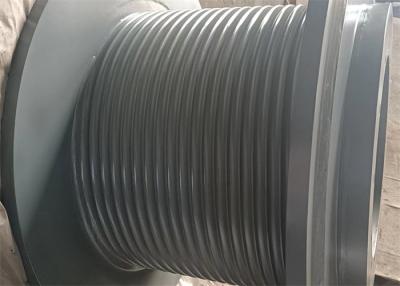 China Heavy Duty 35t Capacity Crane Winch Drum With Lebus Rope Grooves for sale