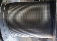 China Heavy Duty Lebus Grooved Crane Winch Single / Multiple Drum Compatible 3-80mm Rope for sale