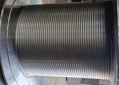 China Heavy Duty Lebus Grooved Crane Winch Single / Multiple Drum Compatible 3-80mm Rope for sale