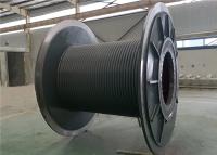 China Steel Grooved Cable Drum Customized Axle Length 200mm-3000mm for sale