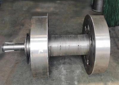 China Single Lebus Grooves Wire Rope Drum Customized For Winch for sale