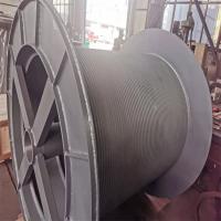 China Customized Double Fold Line Grooved Winch Drum Winding Rope for sale