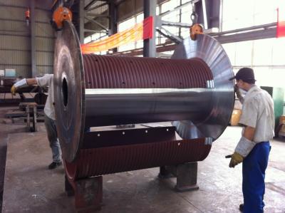 China Winch Drum Lbs Two Half Split Groove Sleeve Customized Processing Large Mining for sale
