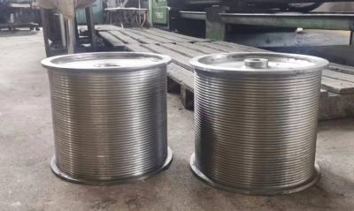 China 8mm Rope Grooved Winch Drum For Lifting Or Flat Dragging In Construction for sale