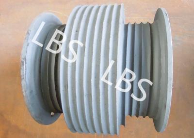 China Customized Grooved Winch Drum Multi Layer Winding For Steel Wire And Nylon Ropes And Cables for sale