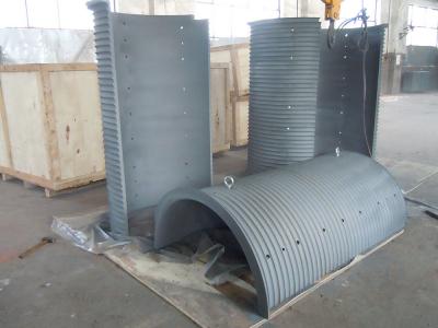 China Durable Alloy Steel Winch Drum Sleeves With Lbs Rope Groove for sale