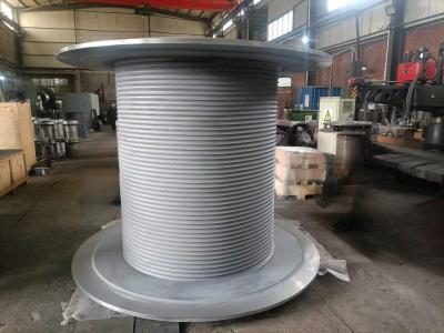 China LBS Rope Groove Winch Parts Drum Customized for sale