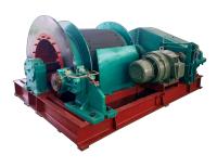 China Lebus Grooves Drum Type Electric Rope Winch With Planetary Gear And Weldment Connection for sale