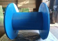 China Galvanized Lebus Grooves Rope Winch Drum / Crane Parts For Marine Winch for sale