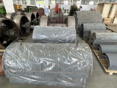 China Customizable Carbon Steel Lebus Spiral Groove Winch Drum for sale