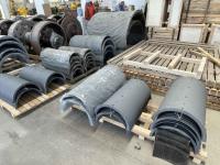 China Customizable Carbon Steel Lebus  Folding Line Rope Groove Winch Drum for sale