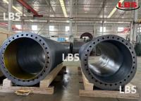 China Heavy Duty Q355B Steel LBS Grooved Winch Drum Left Right Hand 80° Lebus Rope Spooling  For Marine Hoist for sale