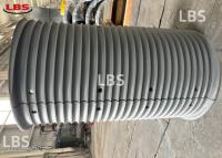 China 26mm Wire Rope Left-Handed 80°  Lebus Groove Drum Sleeve Welded Ramps Zinc-Rich Primer Coated LBS Liner for sale
