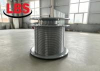 China Lebus-type Rope Grooves Cable Winch Drum Q355D Bolt Connection for sale